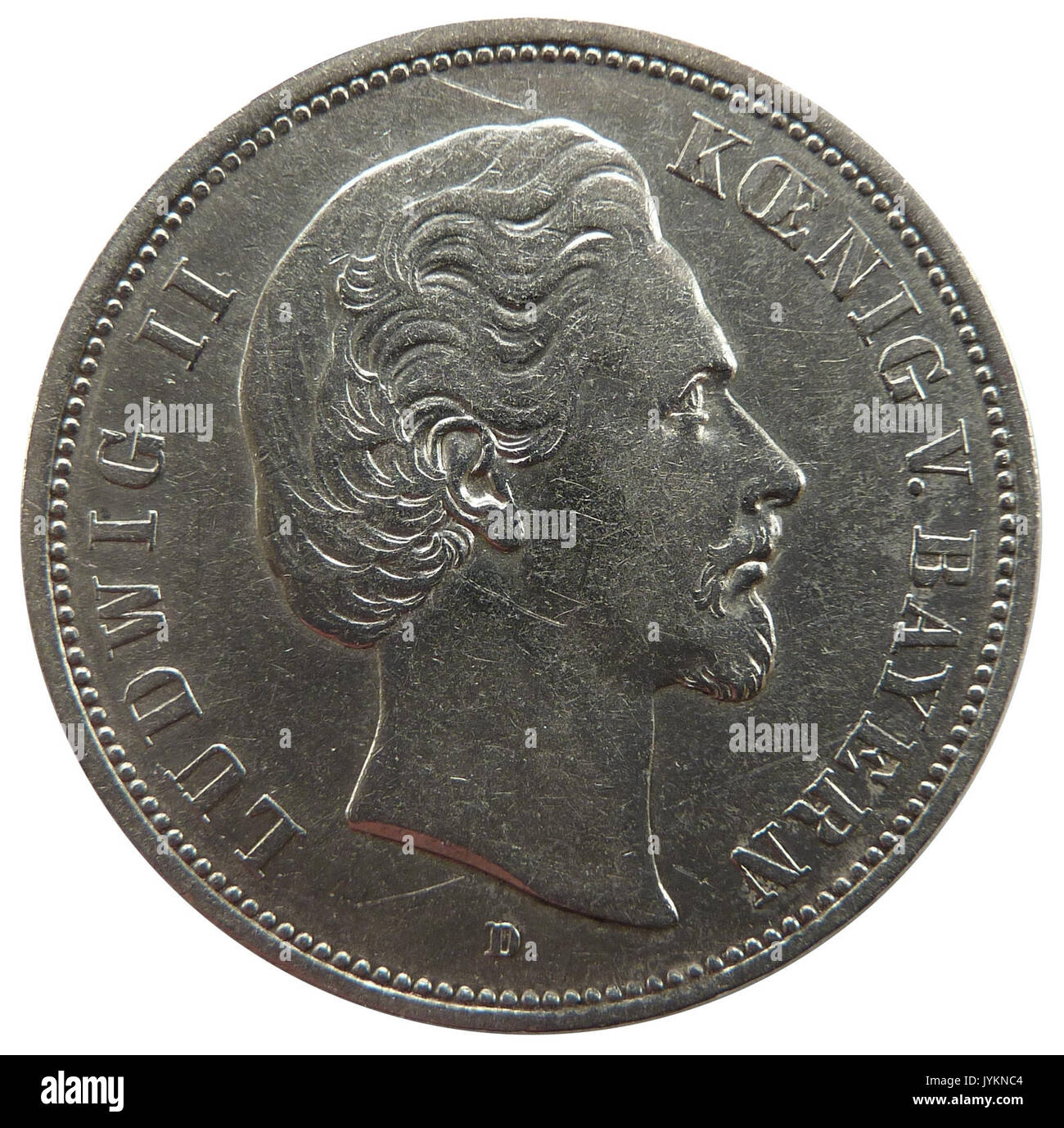 5 Mark Bayern Ludwig II Stock Photo - Alamy