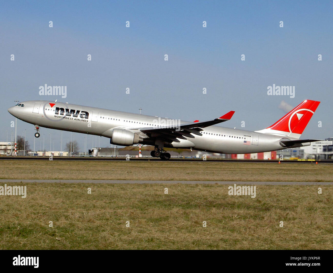 A330 300 Northwest Airlines N805NW Stock Photo - Alamy