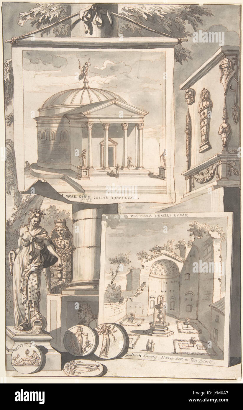 Templum isis hi-res stock photography and images - Alamy