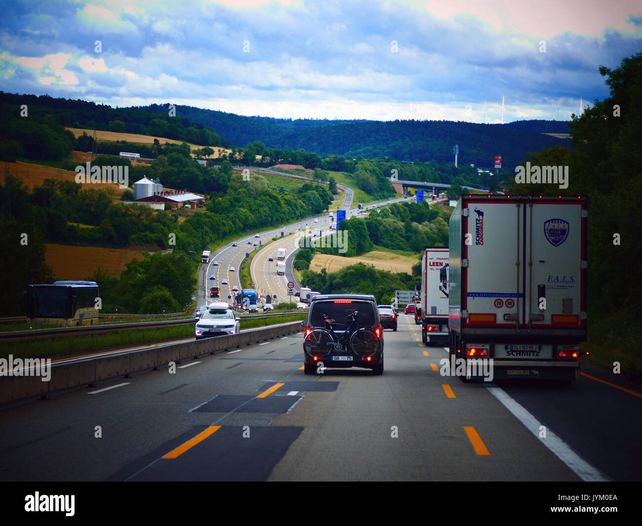 Autobahn signs germany hi-res stock photography and images - Alamy