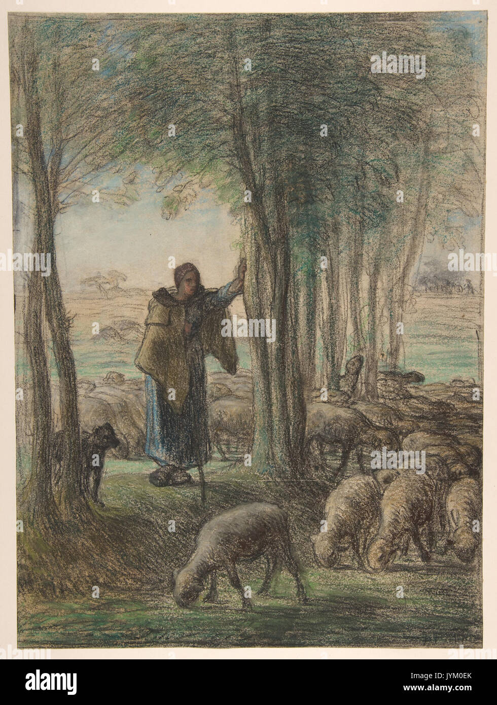 Shepherdess in nature hi-res stock photography and images - Alamy