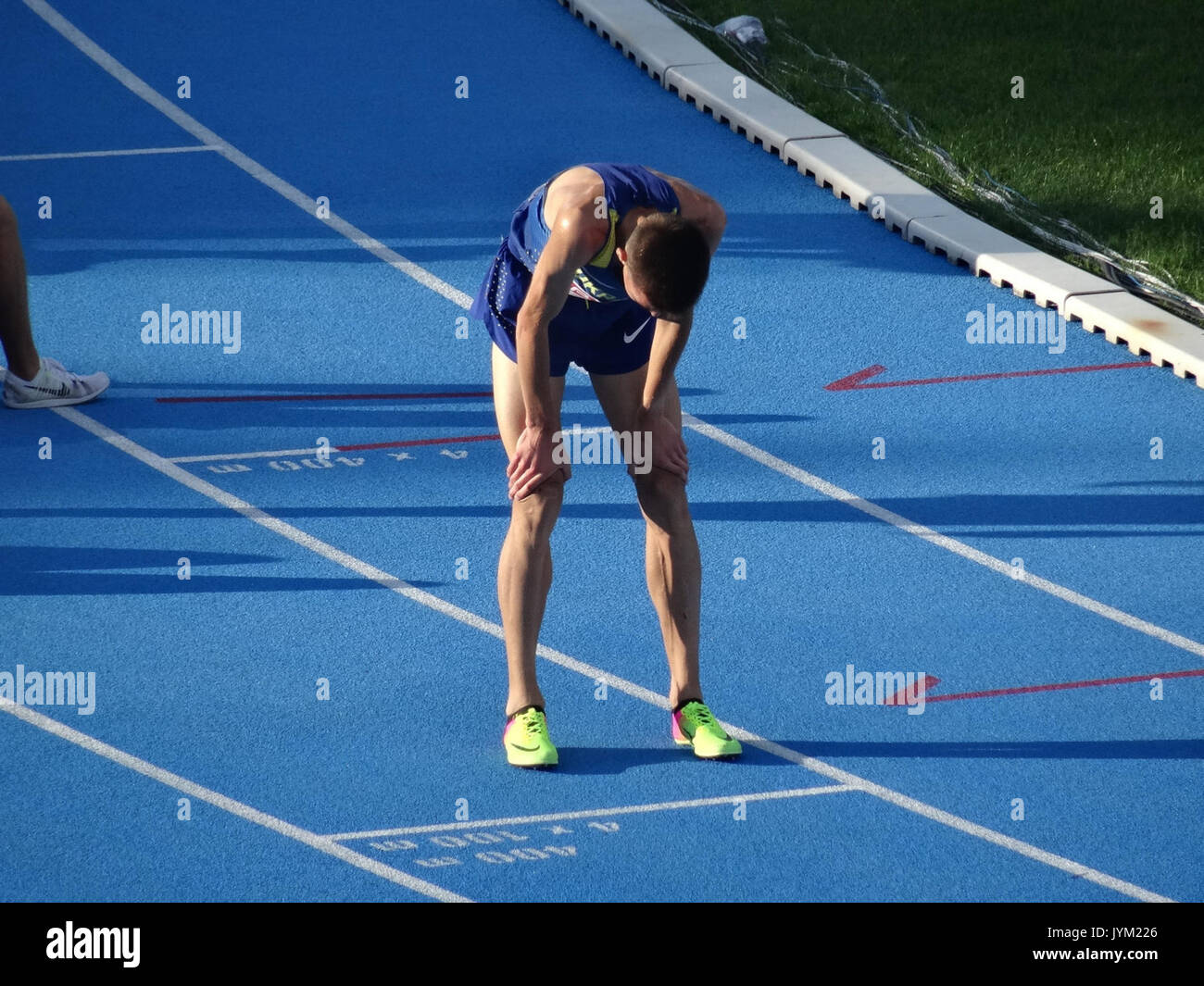 A photograph from the 2017 European Athletics U23 Championships showing ...