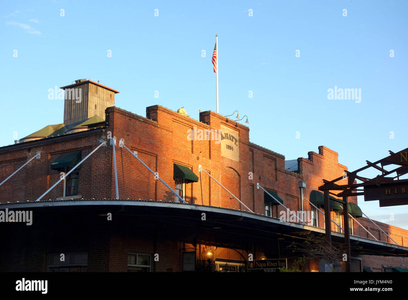 A. Hatt Napa Mill Buildings Napa, California DSC03177 Stock Photo - Alamy