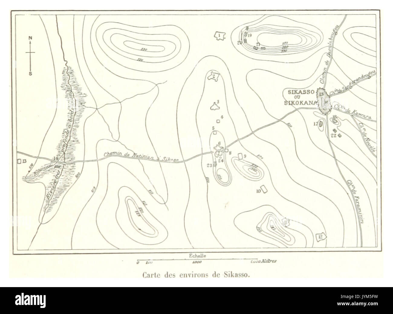 Map of sikasso hi-res stock photography and images - Alamy