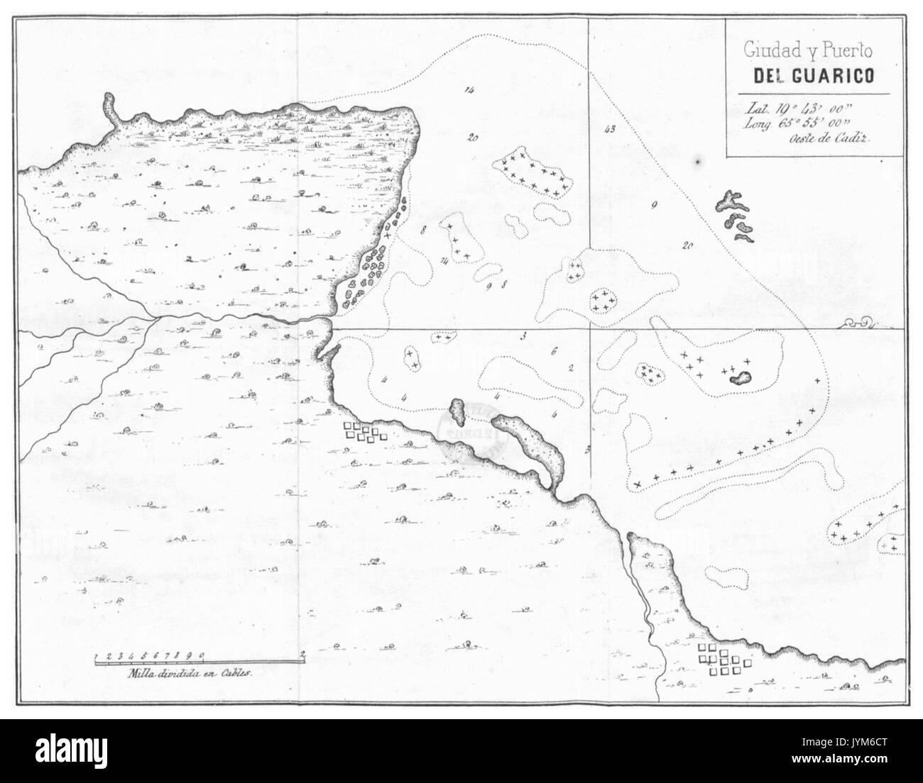 Map of guarico hi-res stock photography and images - Alamy