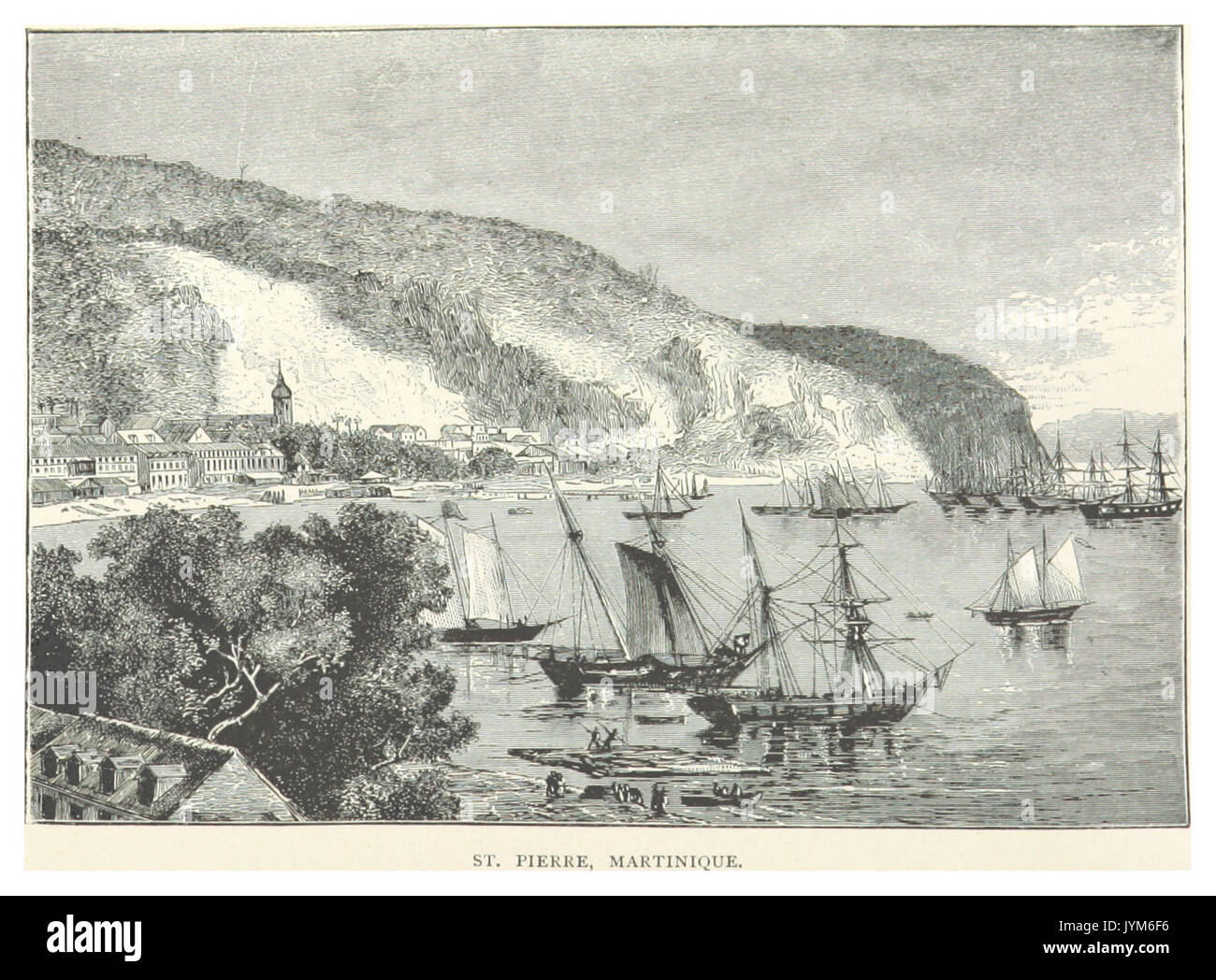Caribbean martinique st pierre colonial hi-res stock photography and ...