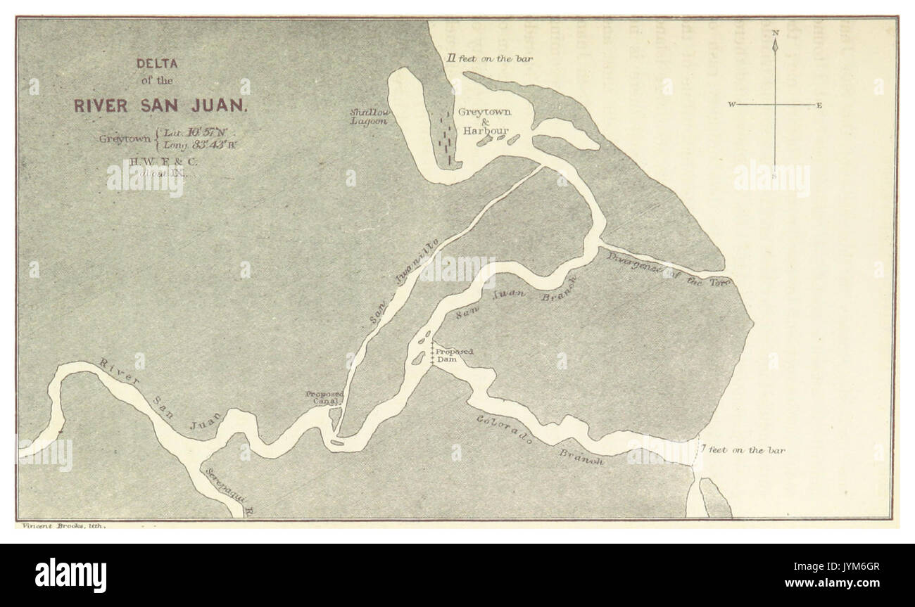 Map river san juan hi-res stock photography and images - Alamy