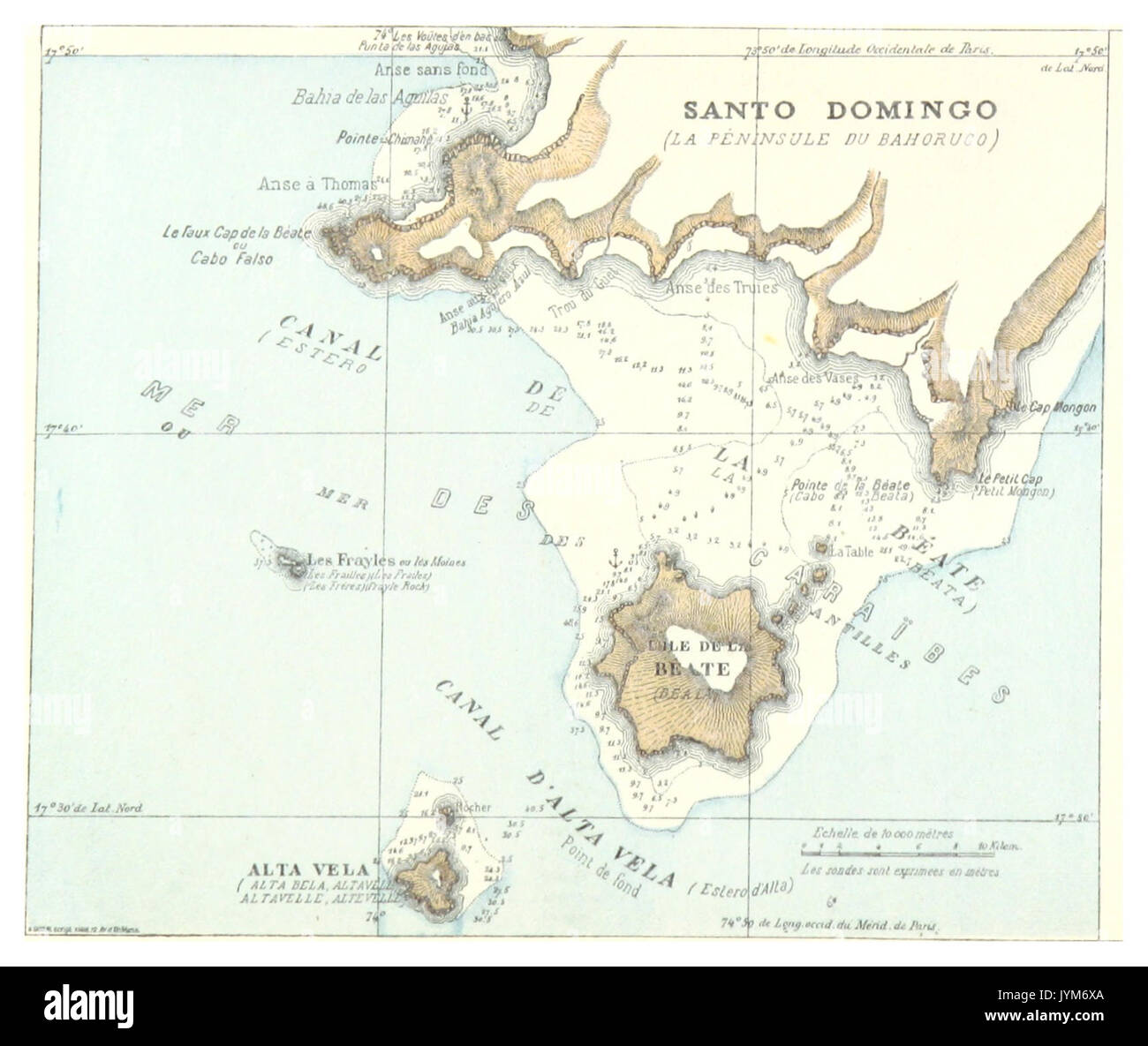 Santo domingo dominican republic maps cartography hi-res stock ...