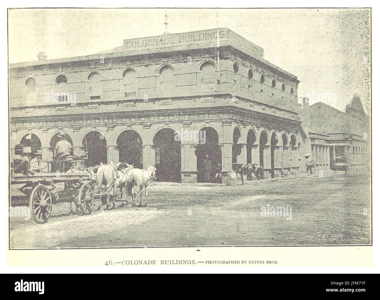 JOBURG (1893) Colonade buildings Stock Photo - Alamy