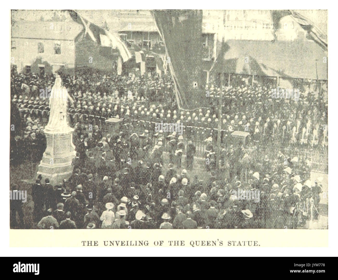 PMB 1898 The Unveiling of the Queen's Statue Stock Photo - Alamy
