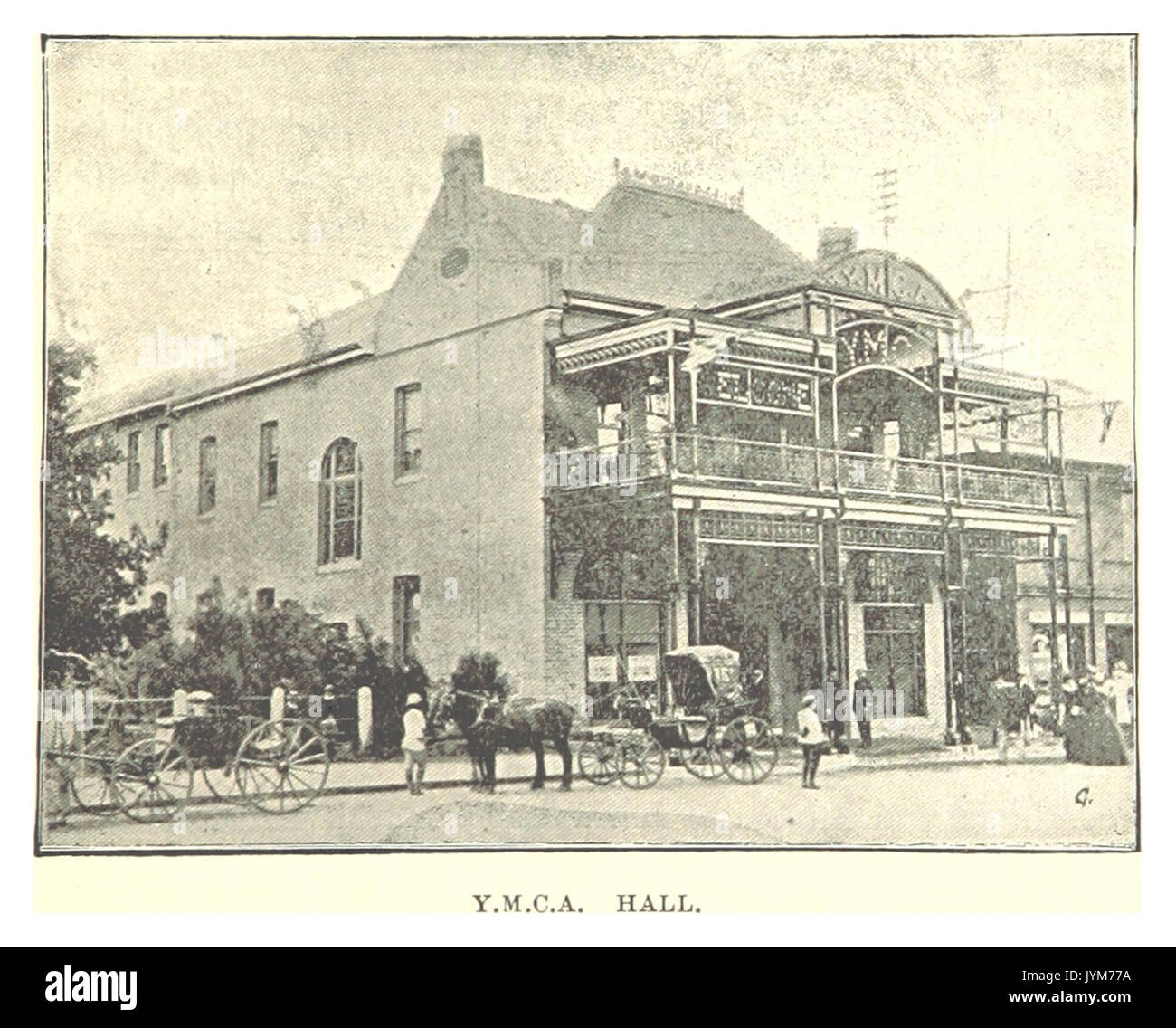 PMB 1898 YMCA Hall Stock Photo - Alamy
