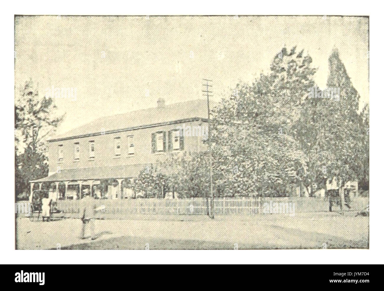 Historical school house Cut Out Stock Images & Pictures - Alamy