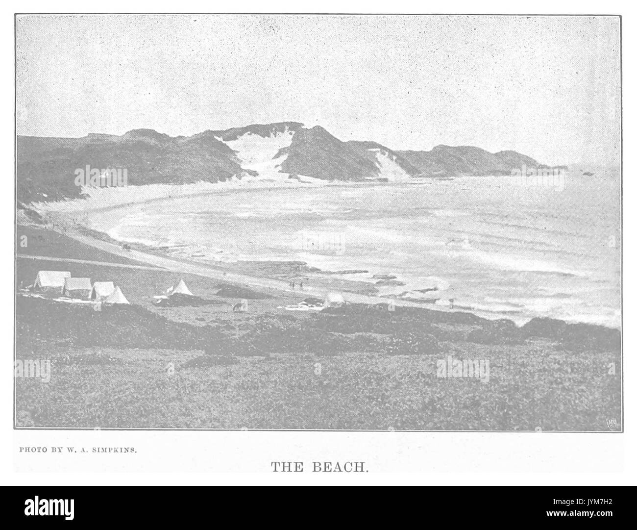 19th century beach art Black and White Stock Photos & Images - Alamy