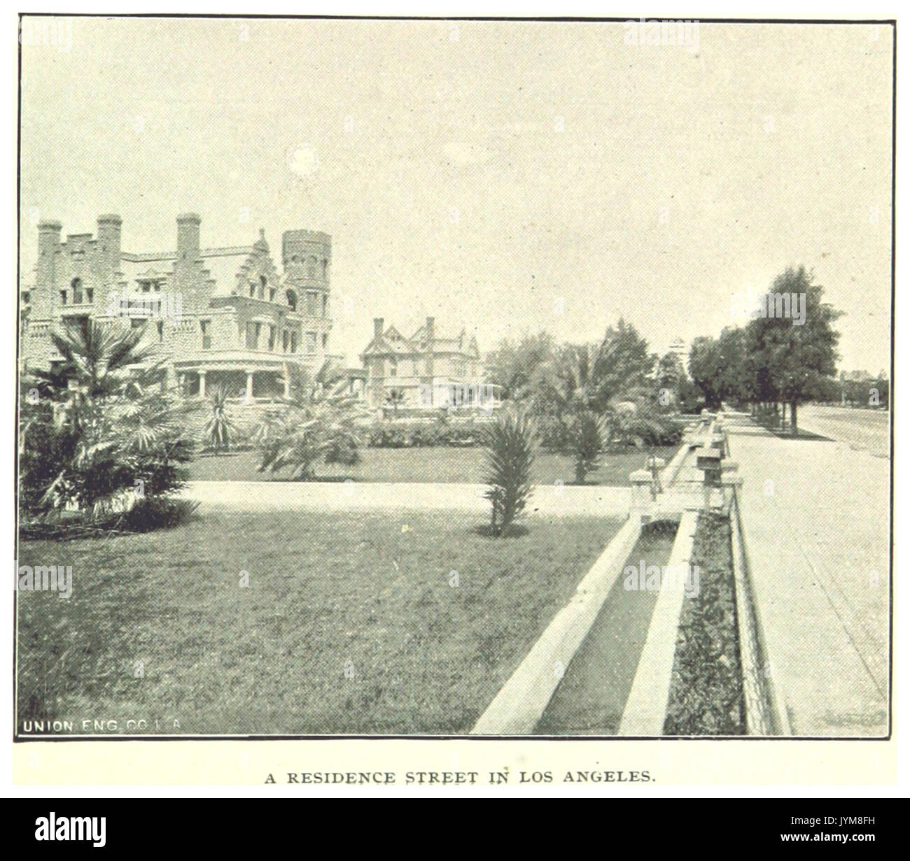 A RESIDENCE STREET IN LOS ANGELES Stock Photo - Alamy