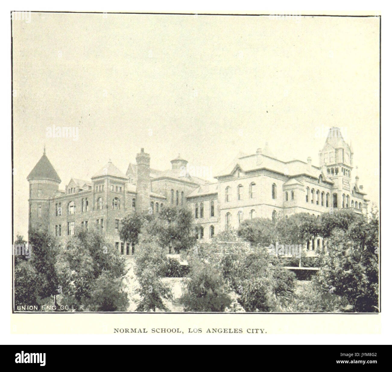 NORMAL SCHOOL, LOS ANGELES CITY Stock Photo - Alamy