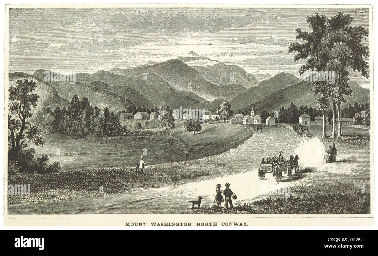 North conway map hi-res stock photography and images - Alamy