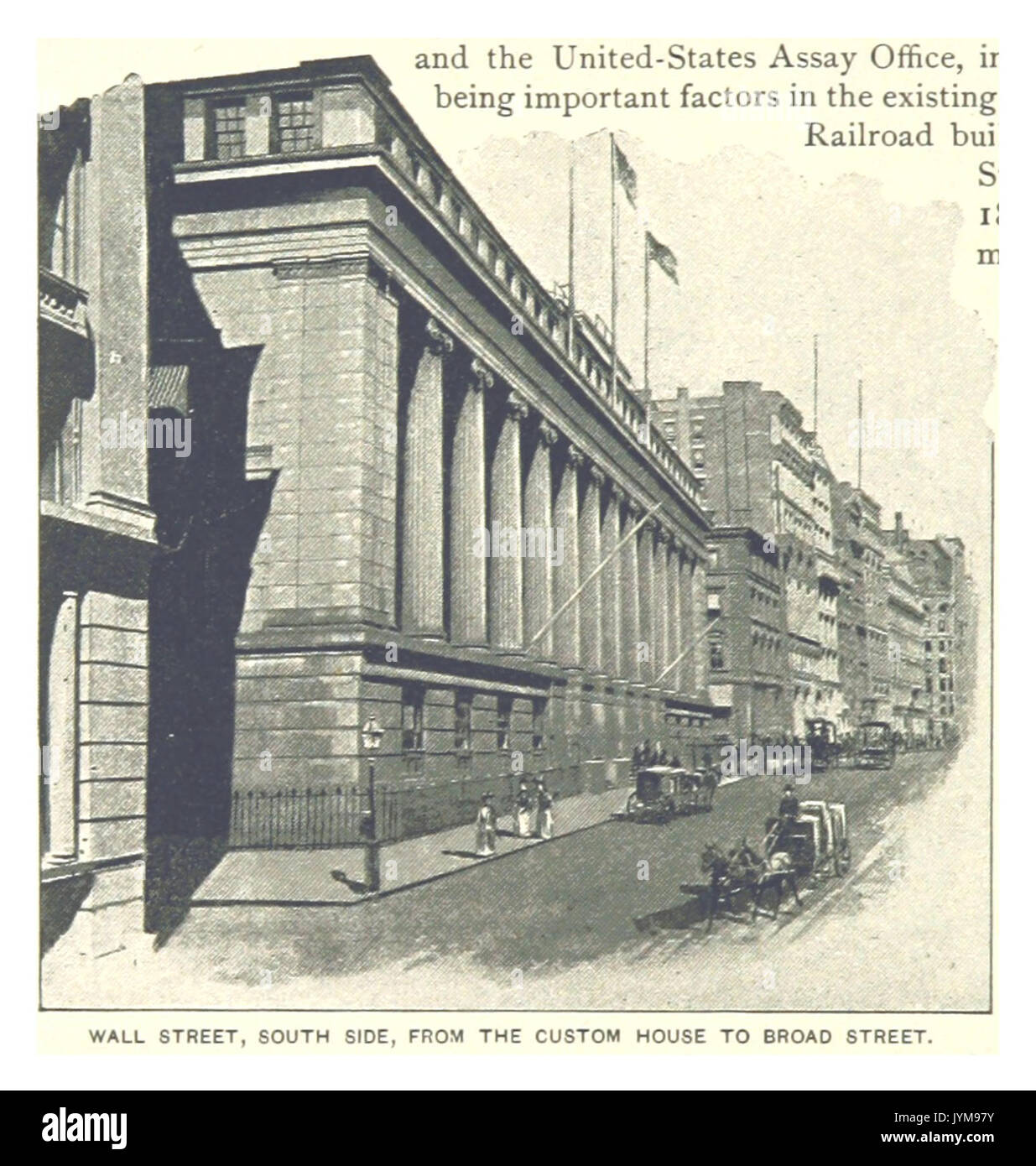 (King1893NYC) pg700 WALL STREET, SOUTH SIDE Stock Photo - Alamy