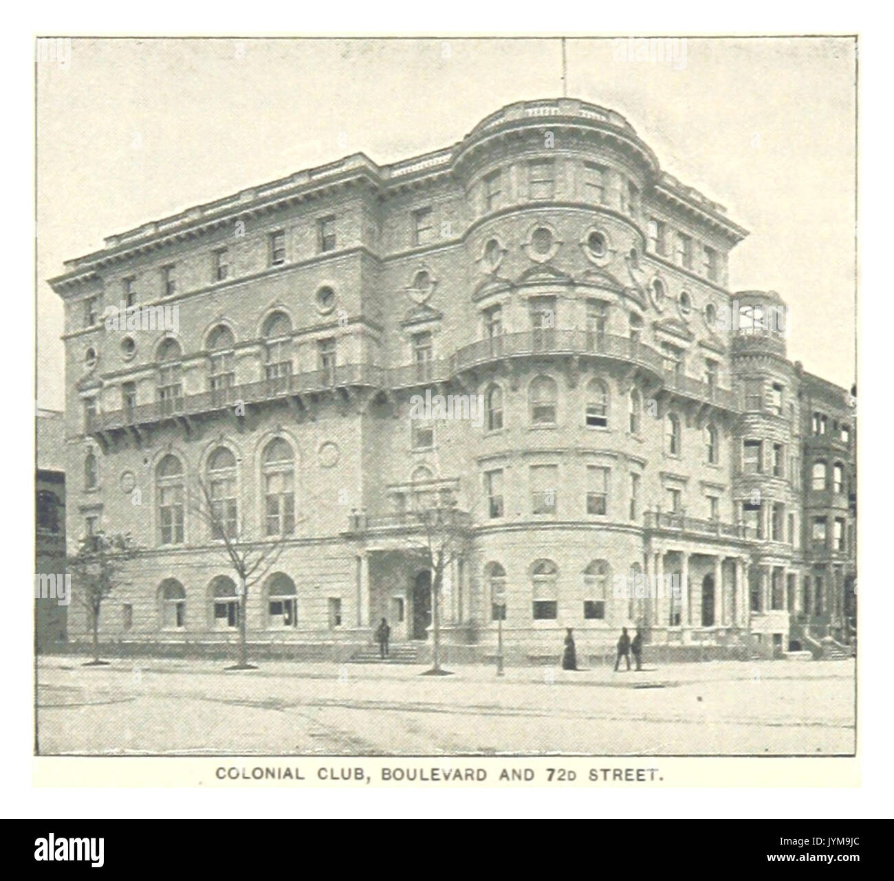 Street scene colonial architecture Cut Out Stock Images & Pictures - Alamy