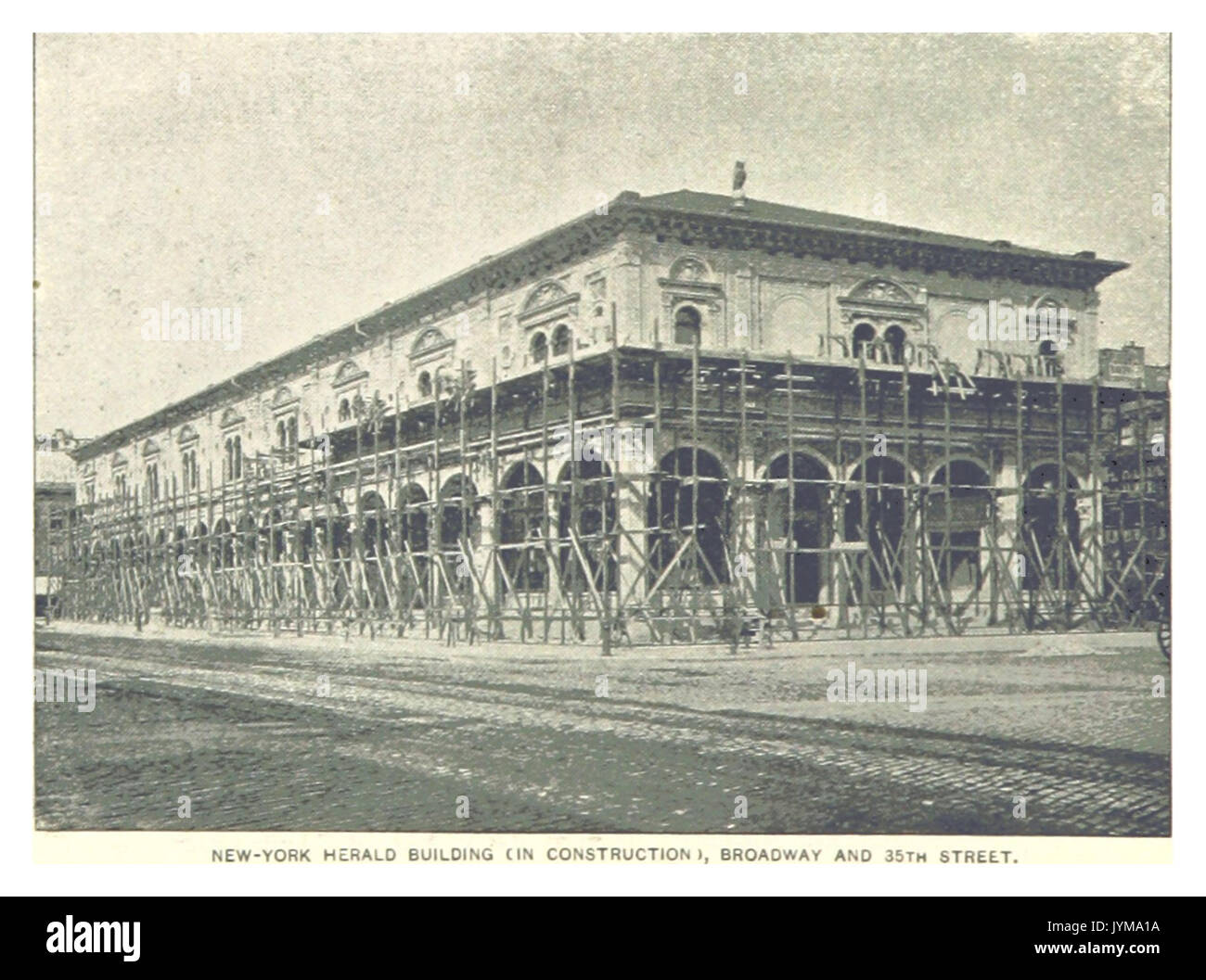 New york construction building history hi-res stock photography and ...