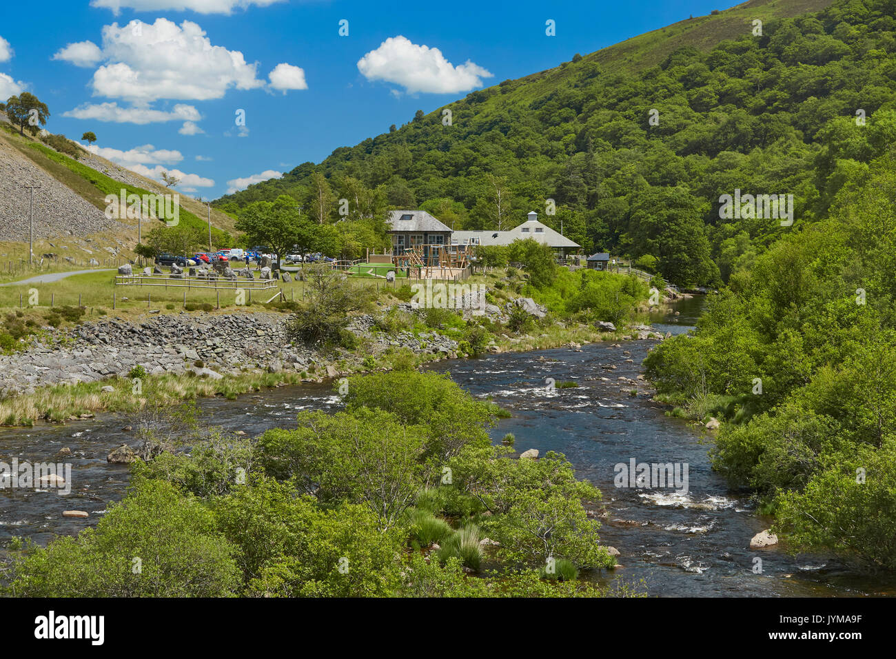 Elan Valley Visitor Centre Elan Valley Rhayader Powys Wales UK Stock ...