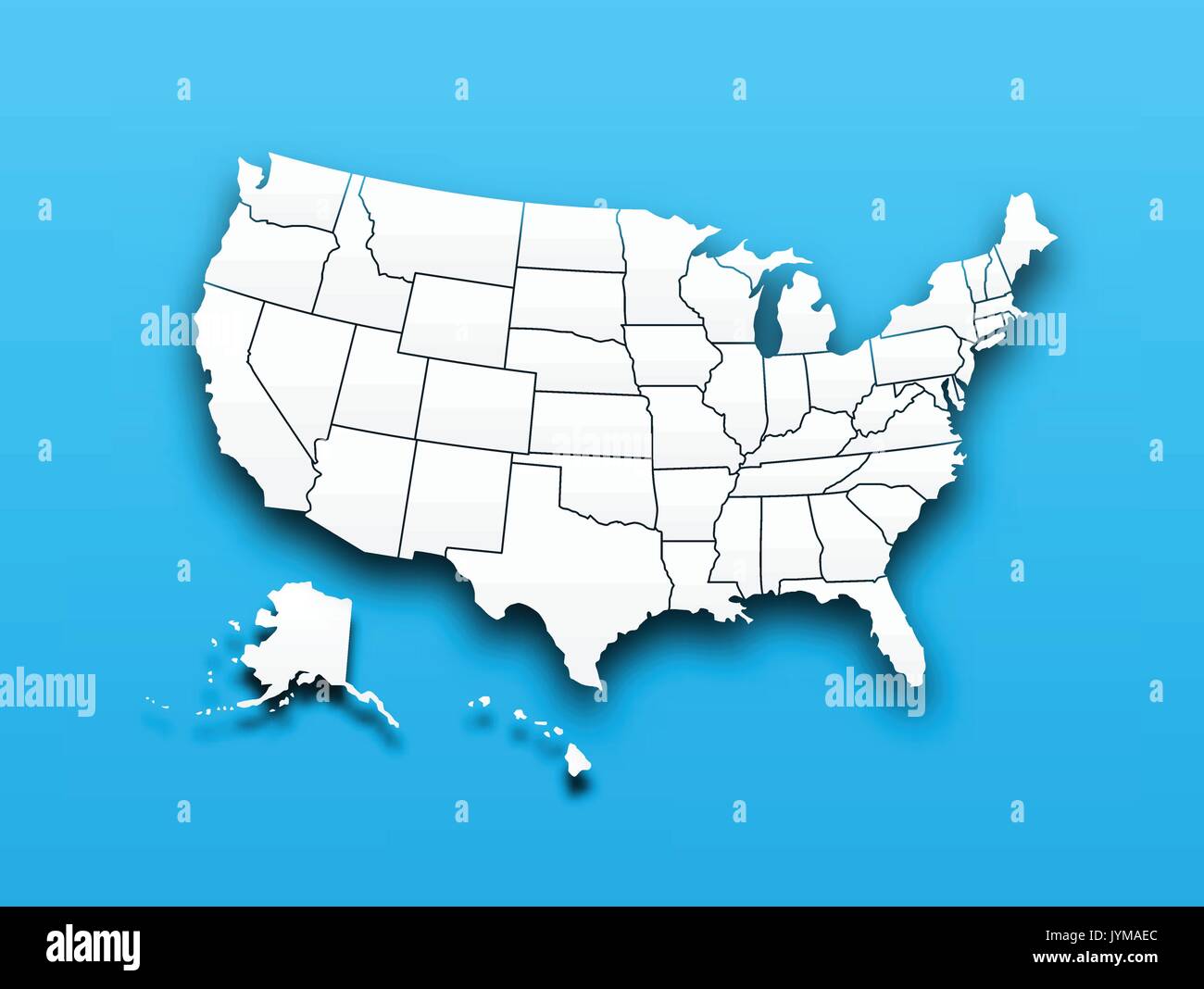 American frontier map hi-res stock photography and images - Alamy