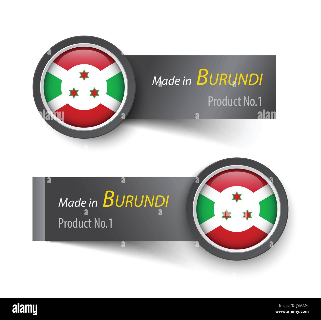 Bujumbura flag Stock Vector Images - Alamy
