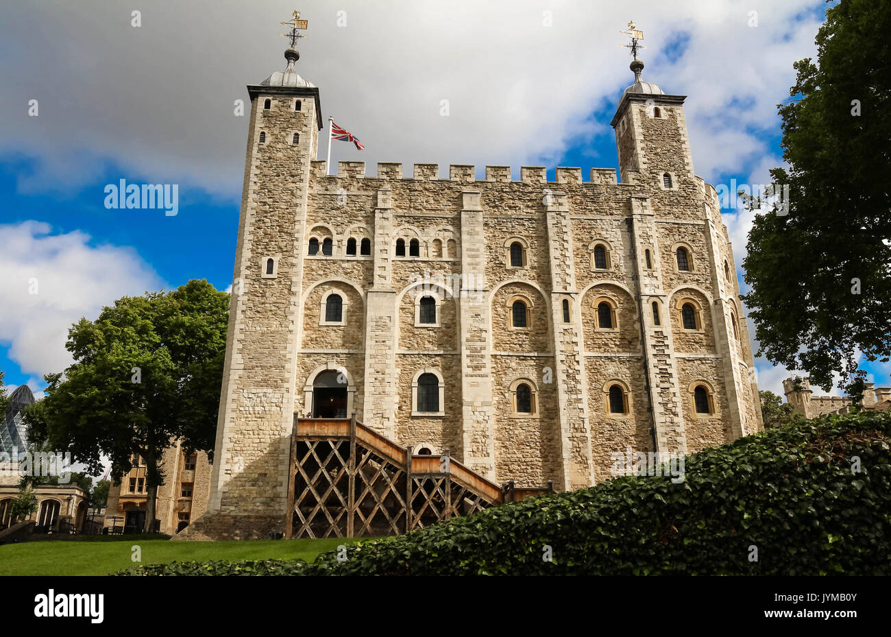 The White Tower -Main castle within the Tower of London,United Kingdom ...