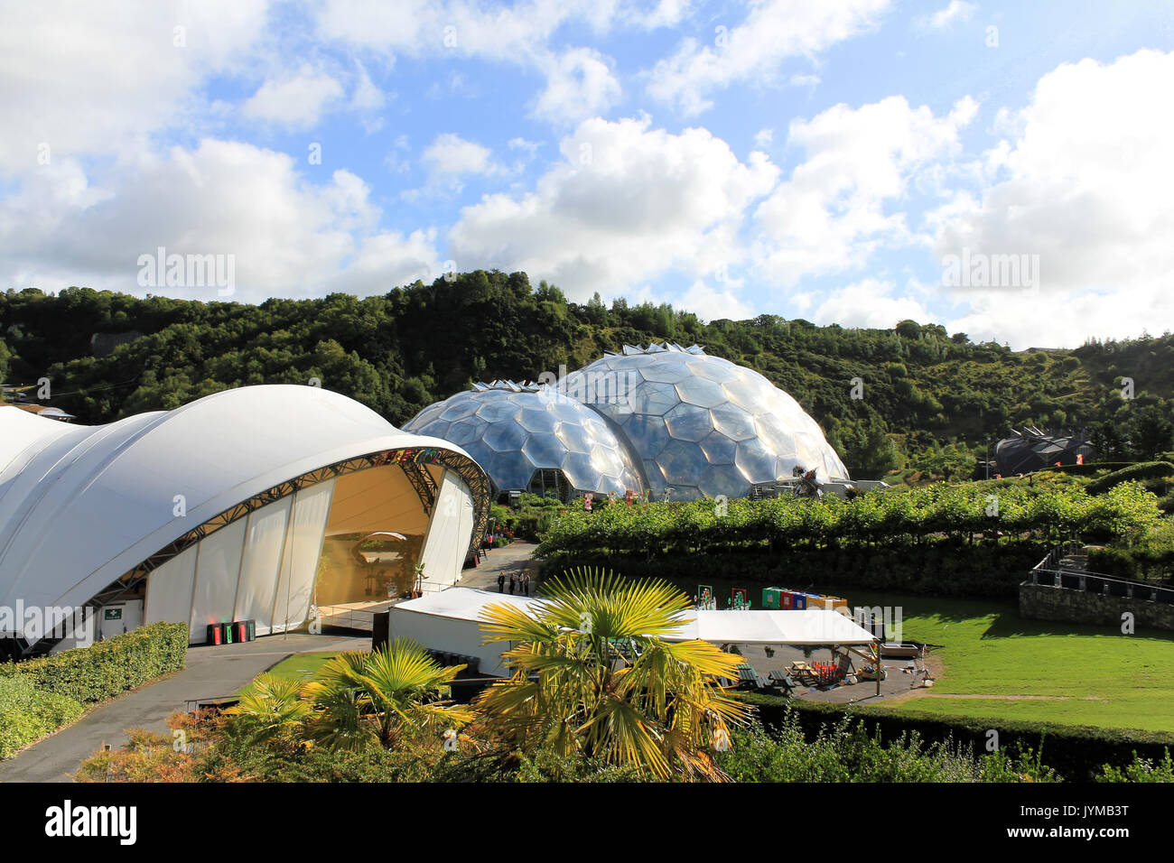 Eden Project, Cornwall, England – August 24, 2010: The world's largest ...