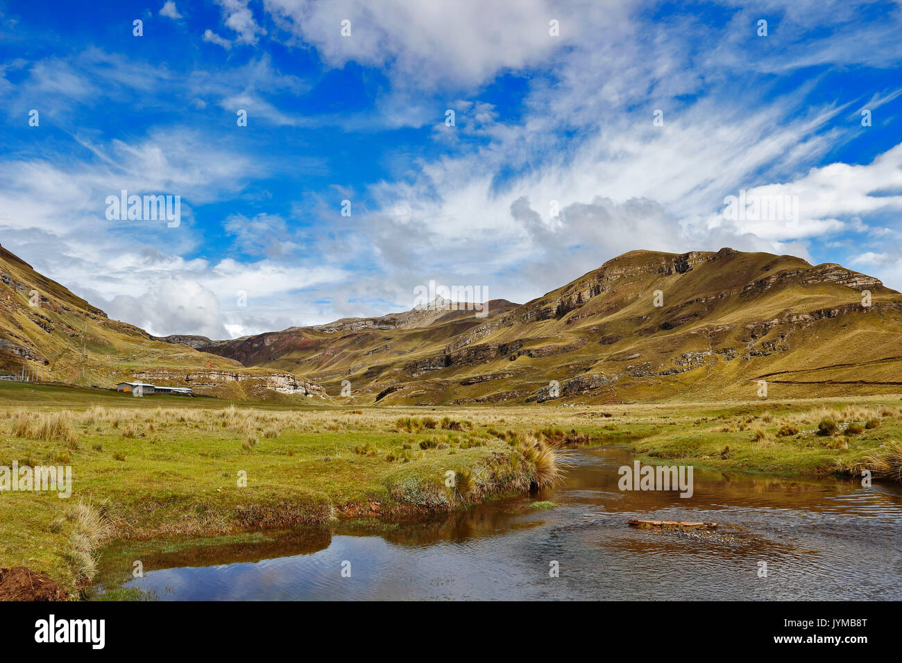 Rural stay in morococha Stock Photo - Alamy