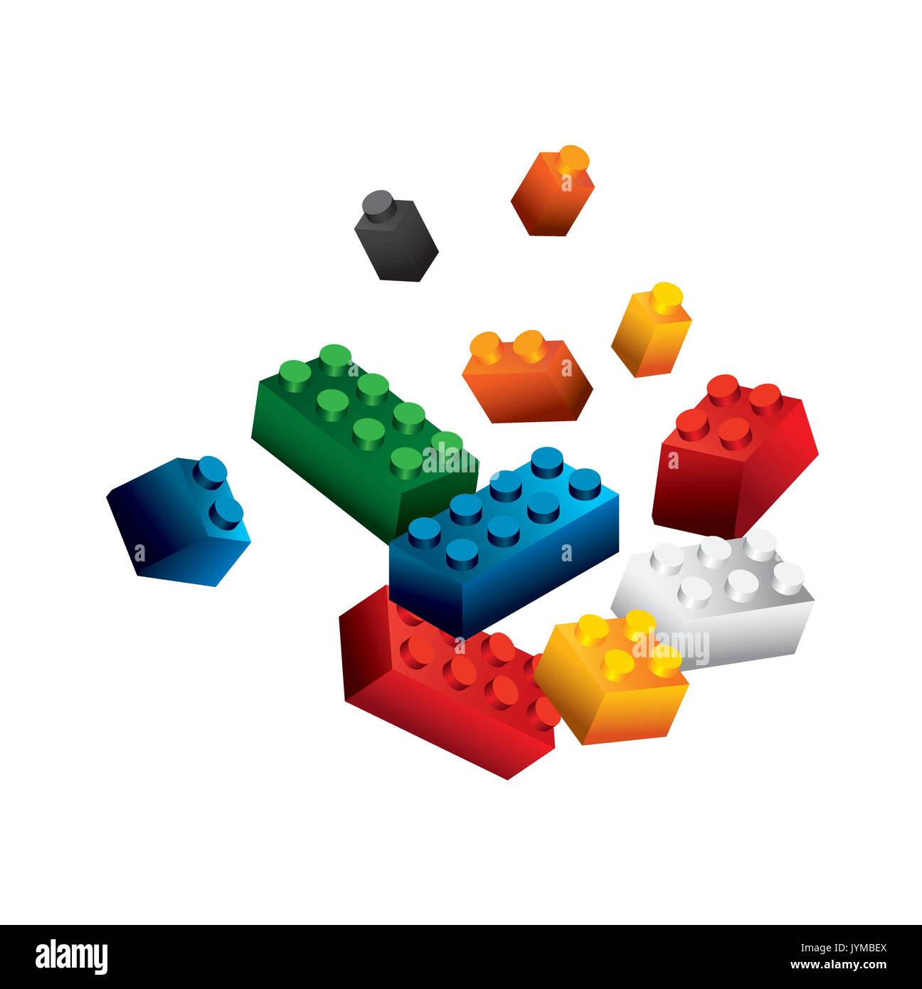 Lego building blocks background Stock Vector Images - Alamy