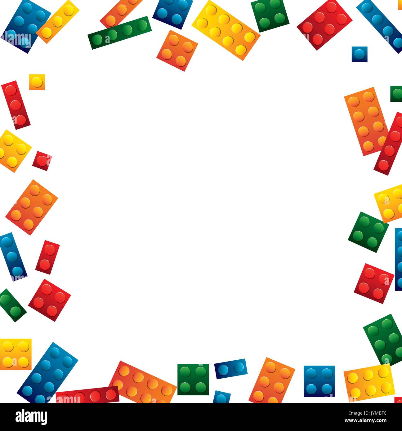 Lego building block background Stock Vector Images - Alamy