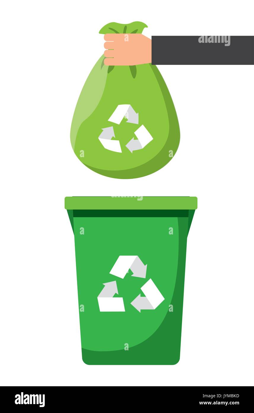 waste recycling design Stock Vector Image & Art - Alamy