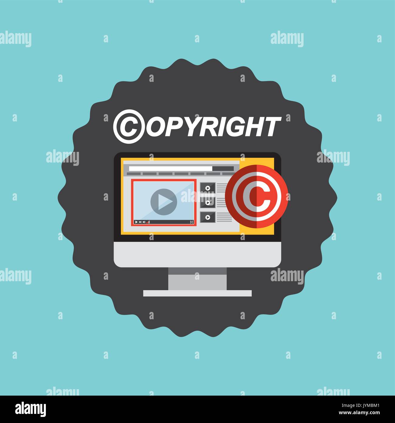 copyright concept design Stock Vector Image & Art - Alamy