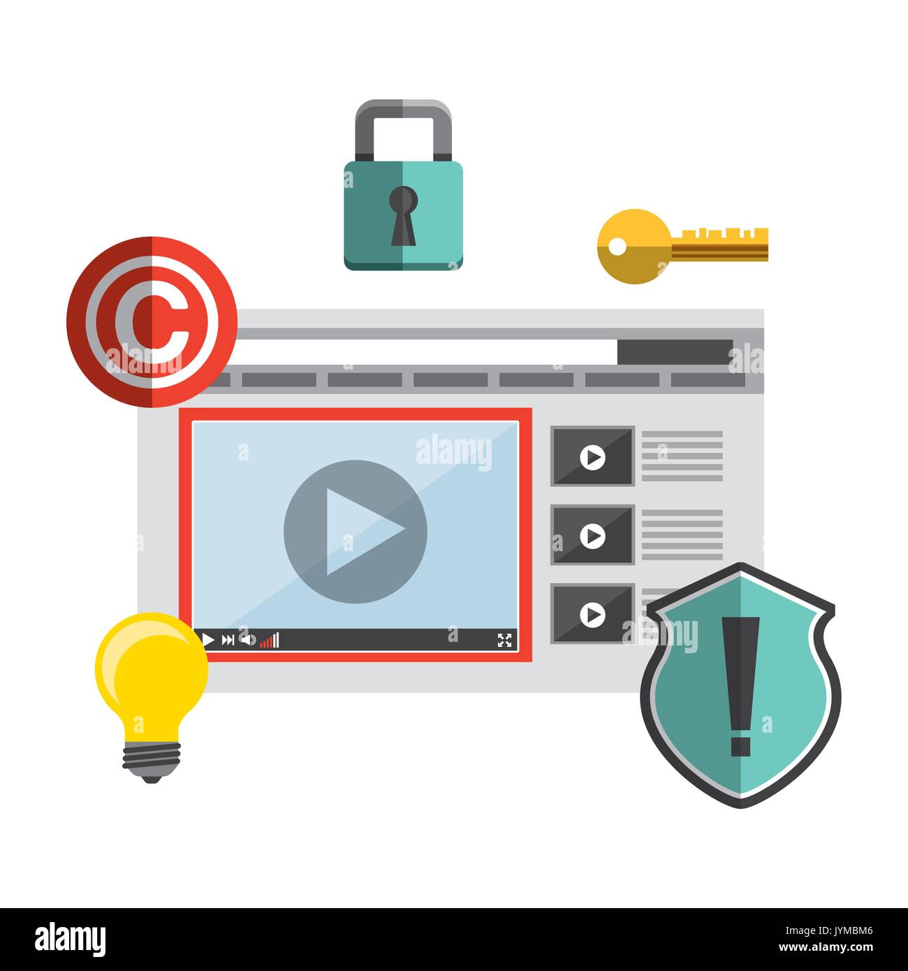 copyright concept design Stock Vector Image & Art - Alamy