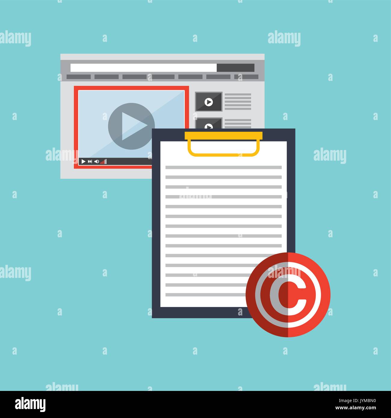 copyright concept design Stock Vector Image & Art - Alamy