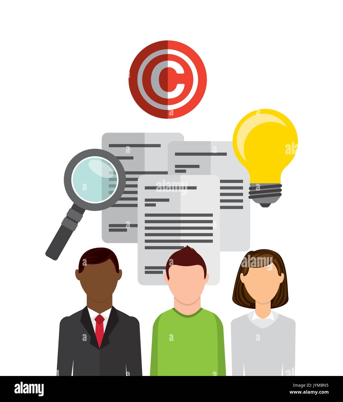 copyright concept design Stock Vector Image & Art - Alamy