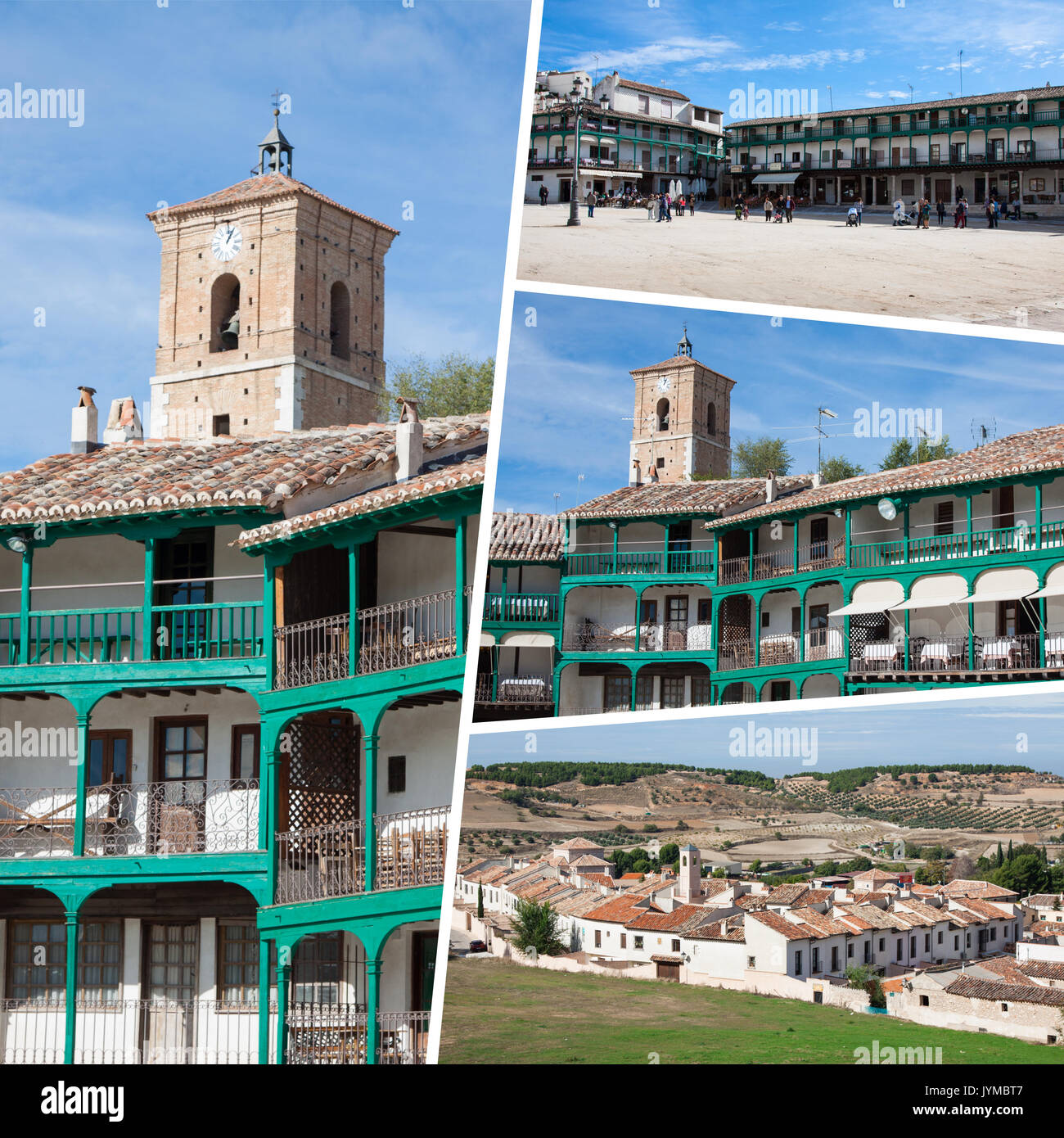 Collage of o Chinchon Spain Europe Stock Photo - Alamy