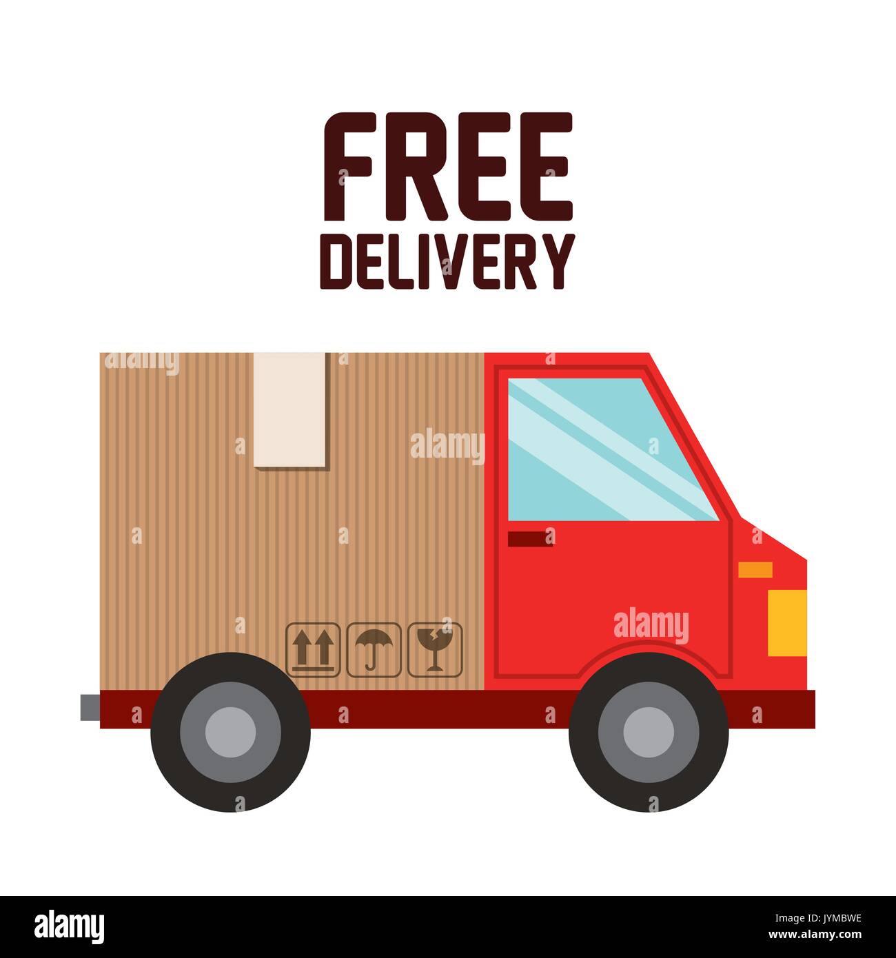 delivery service design Stock Vector Image & Art - Alamy