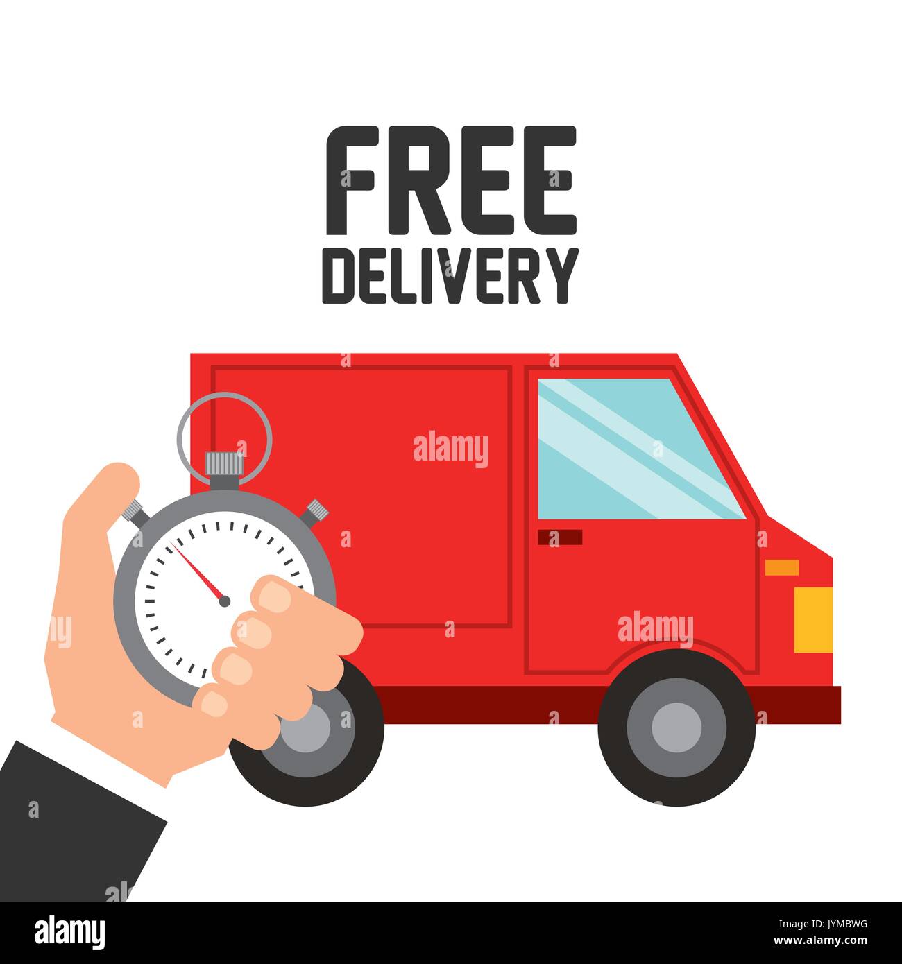delivery service design Stock Vector Image & Art - Alamy