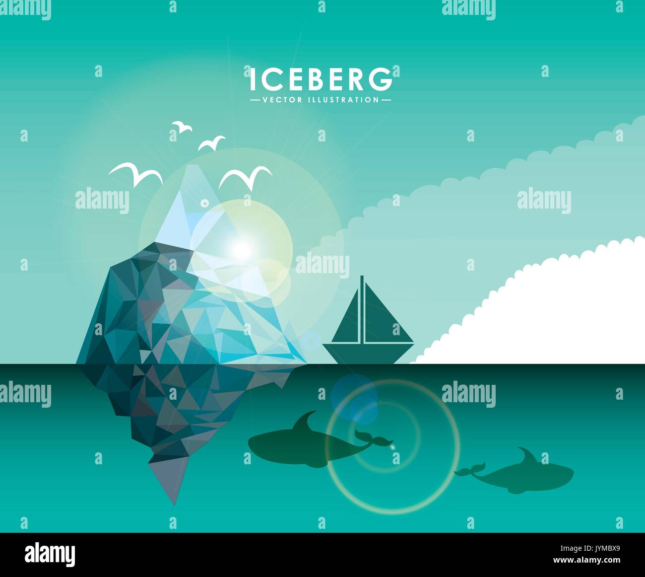 iceberg glacier design Stock Vector Image & Art - Alamy