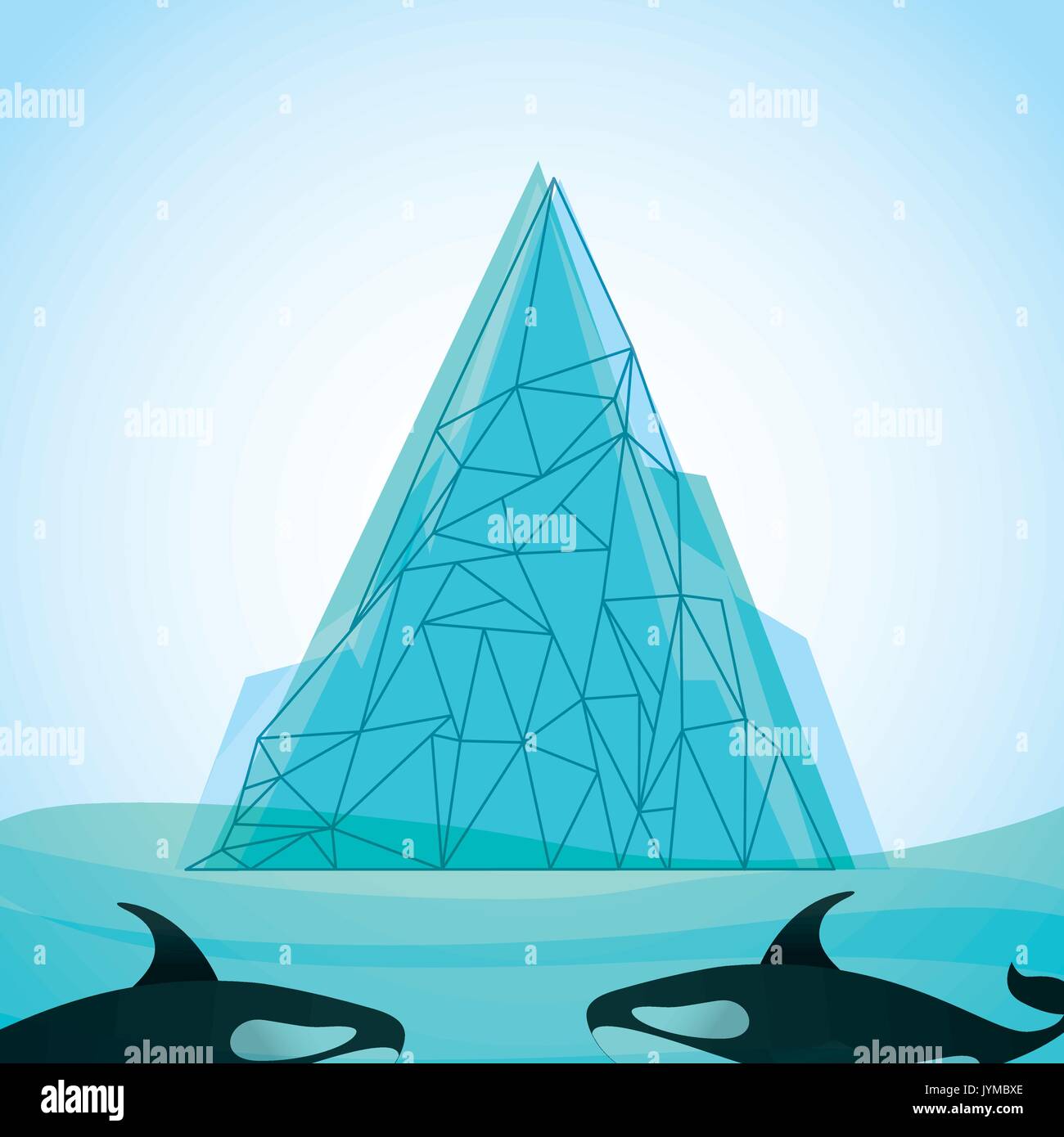 iceberg glacier design Stock Vector Image & Art - Alamy