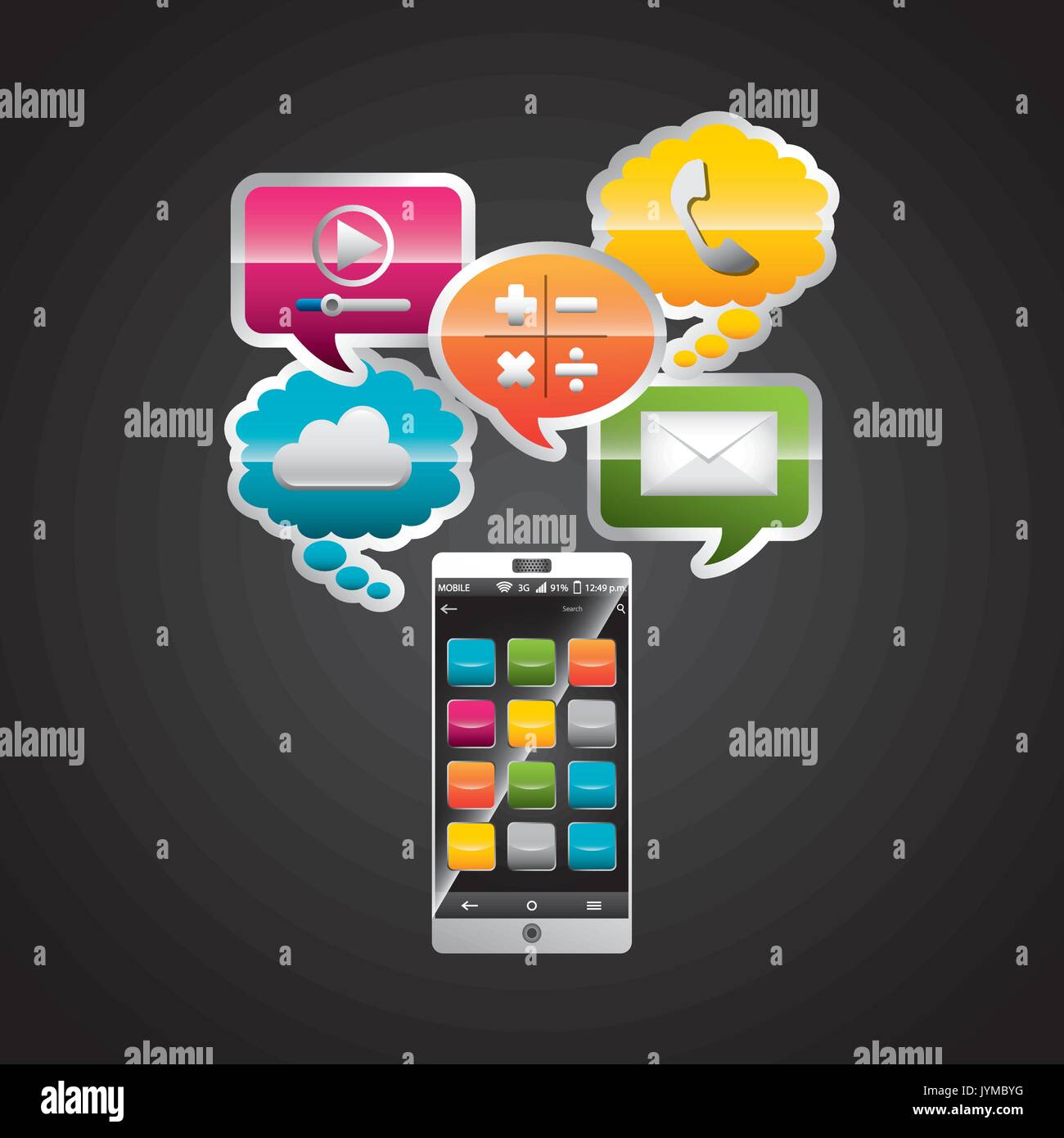 app store design vector illustration Stock Vector Image & Art - Alamy
