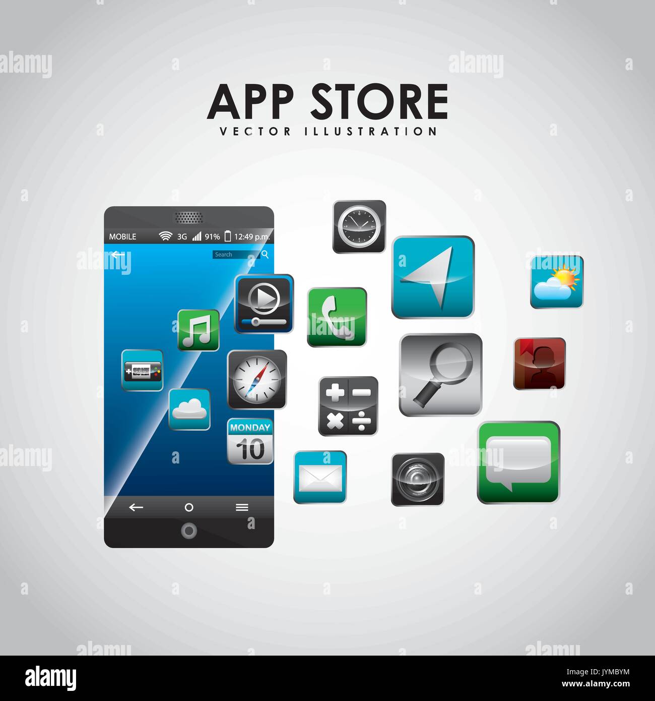 app store design vector illustration Stock Vector Image & Art - Alamy
