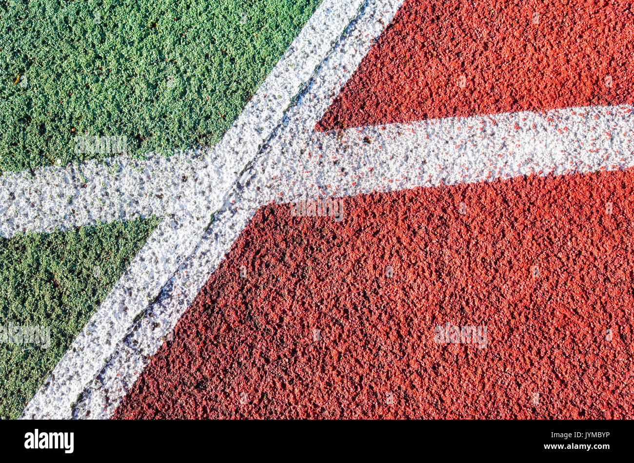 Close up picture of an outdoor playing field, sport concept background ...