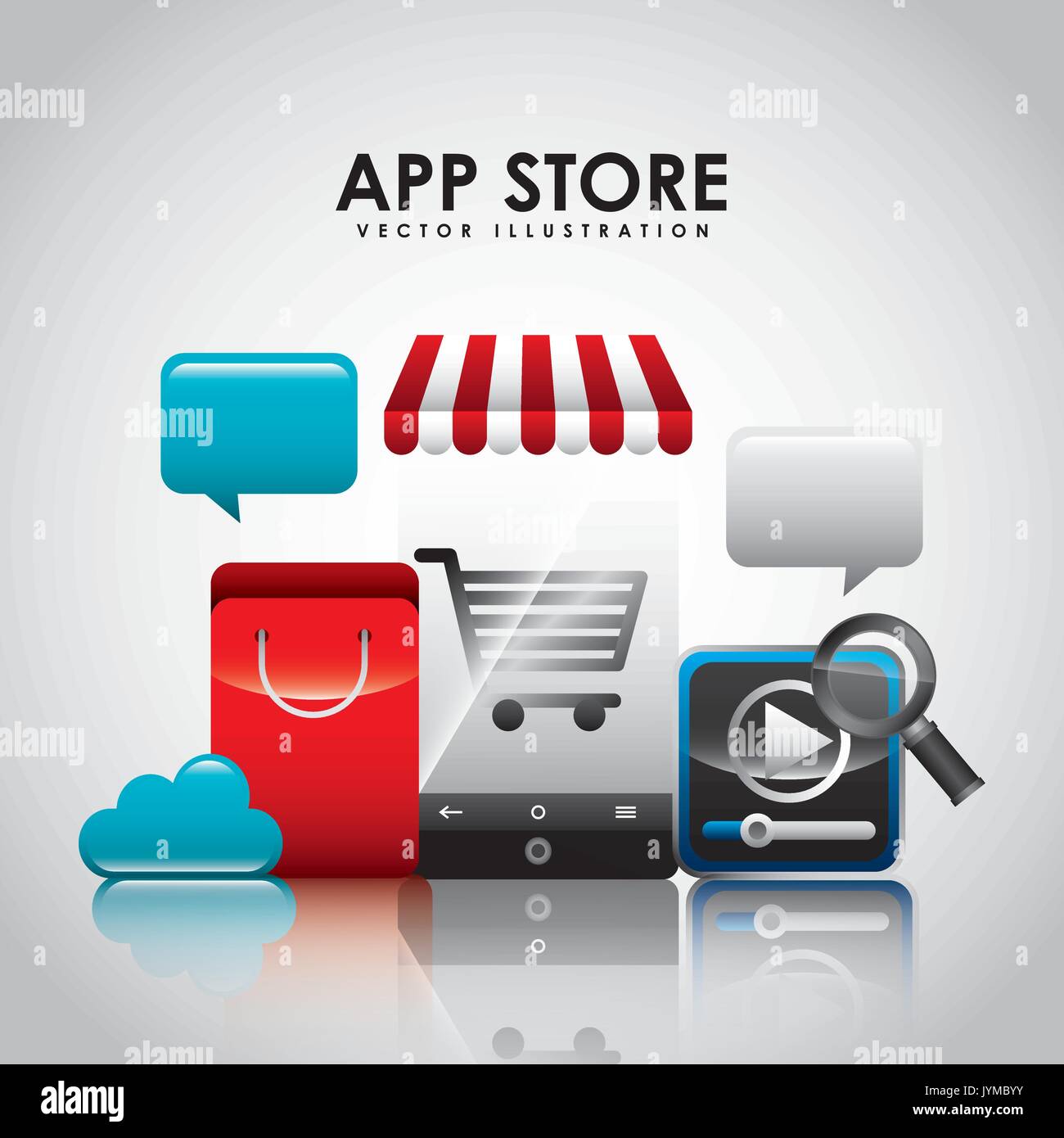 app store design vector illustration Stock Vector Image & Art - Alamy