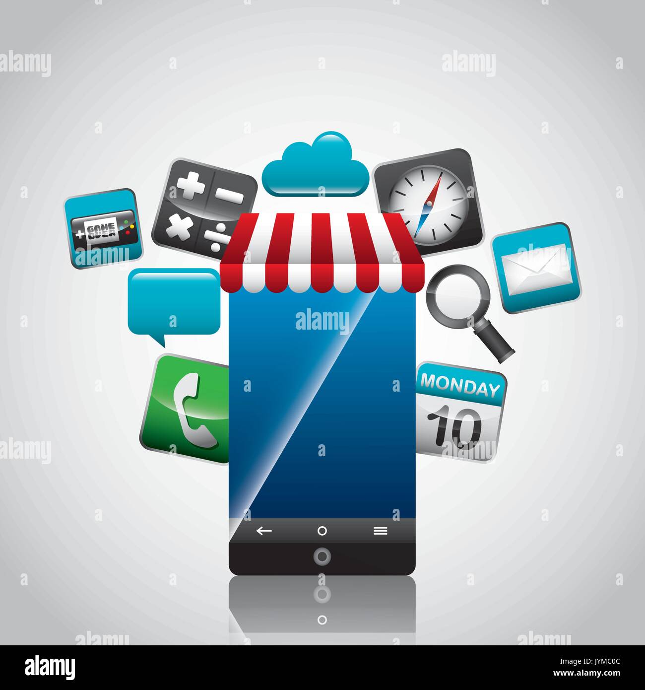 app store design vector illustration Stock Vector Image & Art - Alamy