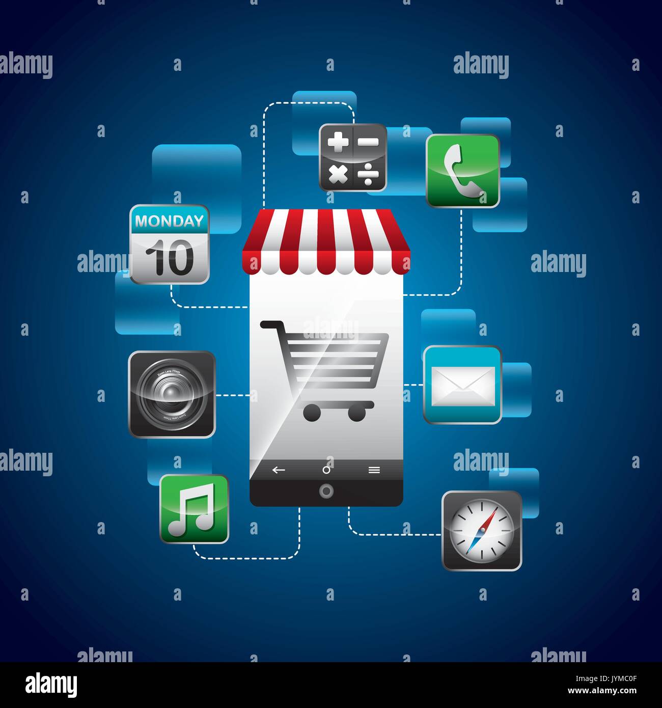 app store design vector illustration Stock Vector Image & Art - Alamy