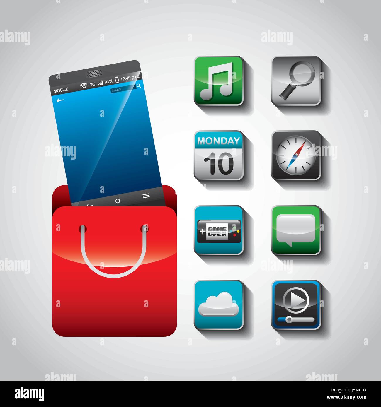 app store design vector illustration Stock Vector Image & Art - Alamy
