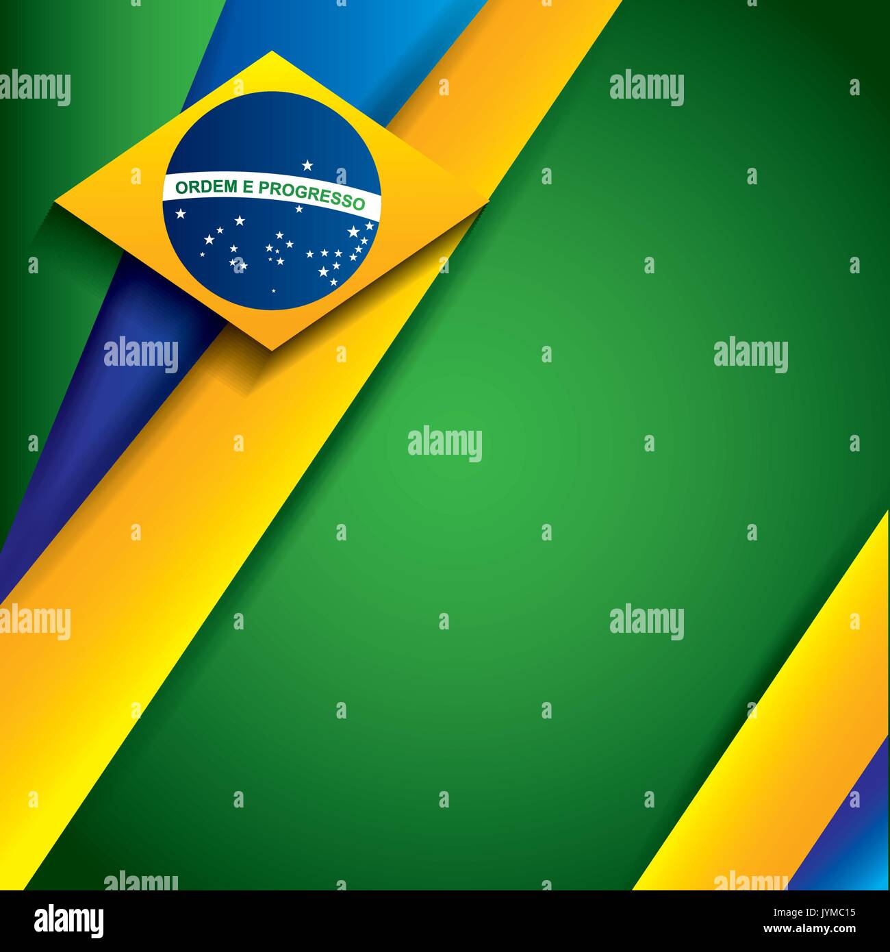 Abstract poster design brasil flag Stock Vector Images - Alamy