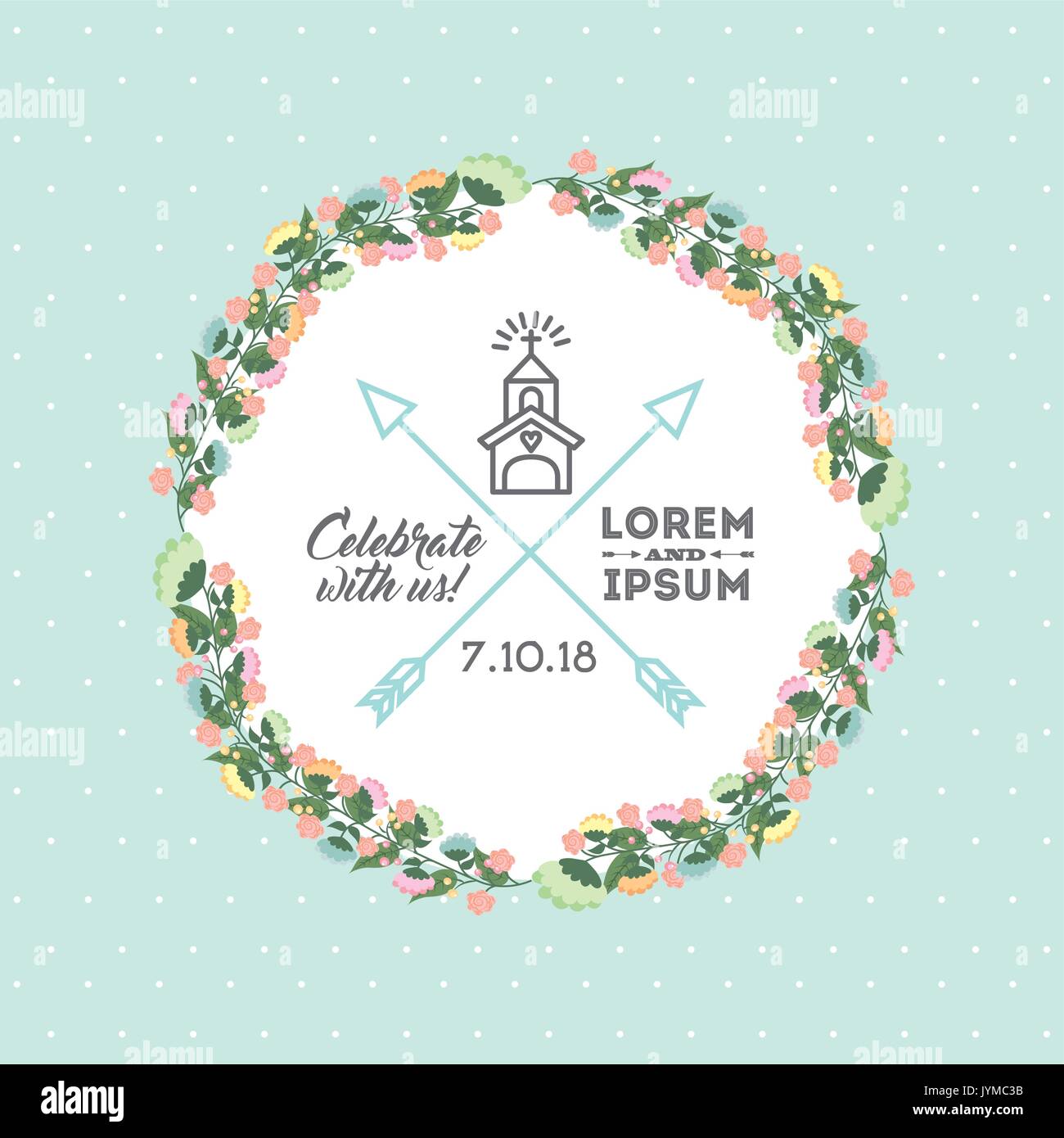 wedding invitation design Stock Vector Image & Art - Alamy